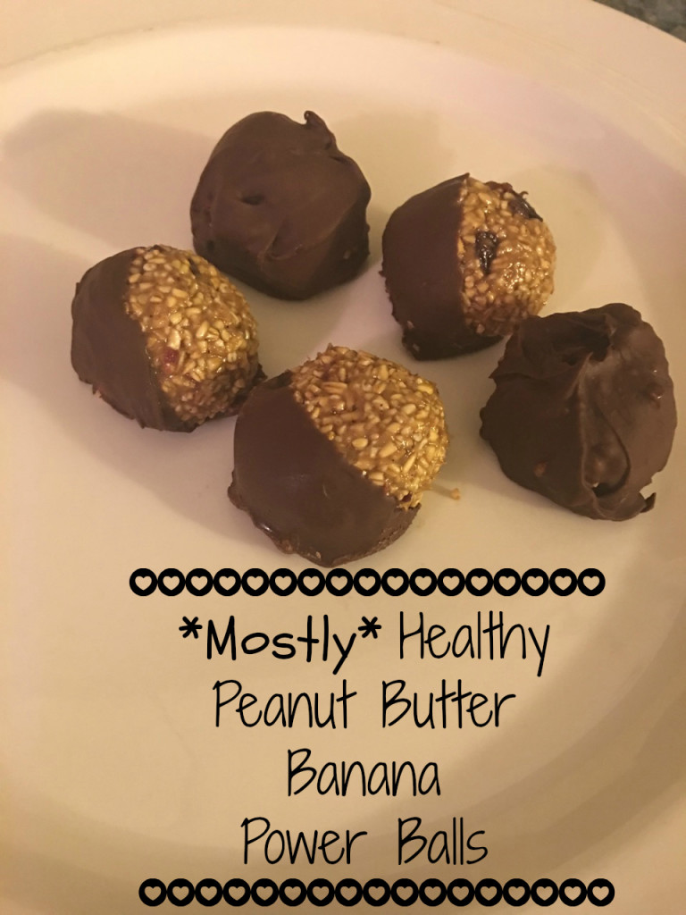 Mostly Healthy Peanut Butter Banana Power Balls - The Cape Coop