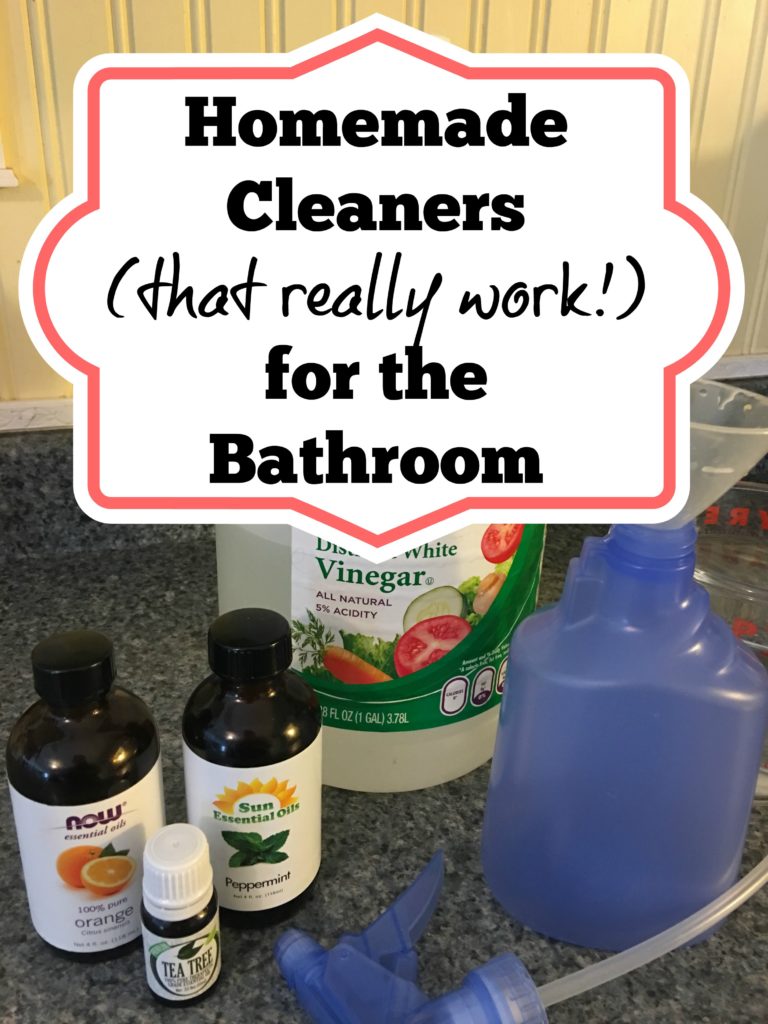 Homemade Cleaning Products That Really Work in the Bathroom! - The Cape ...
