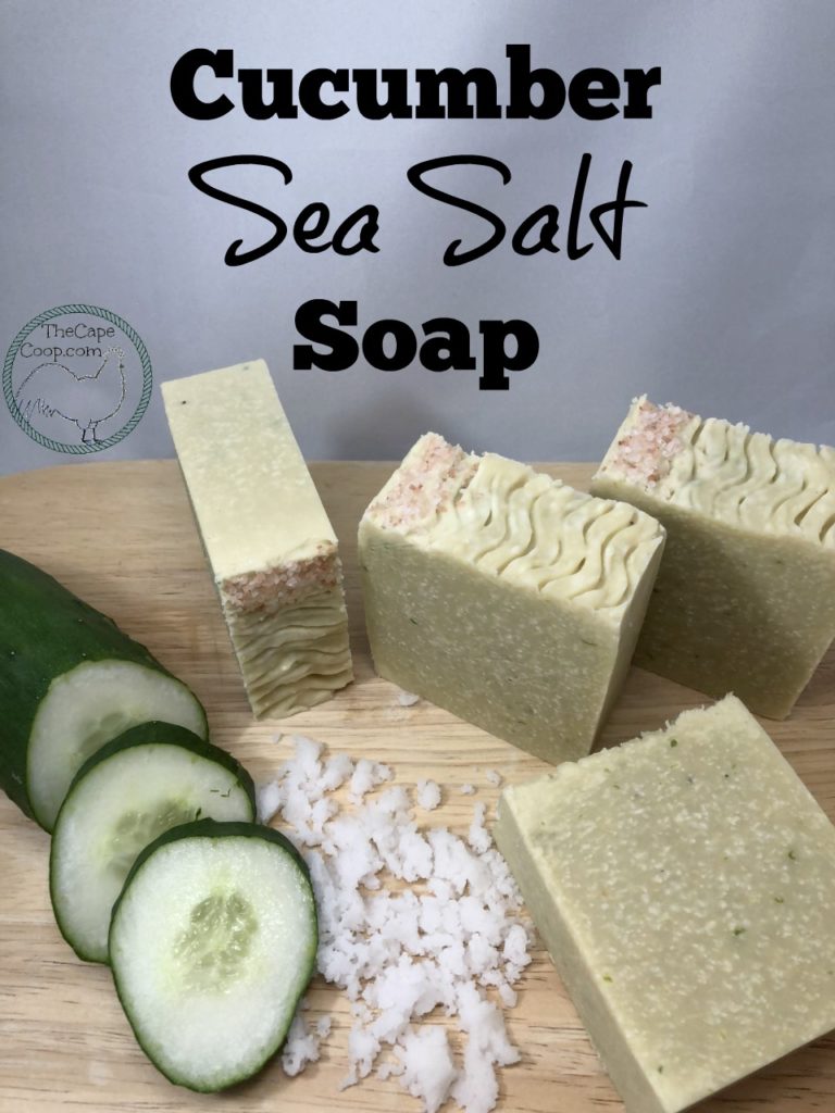 Cucumber Sea Salt Soap - The Cape Coop